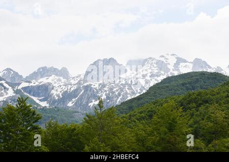 Northern Albanian mountains in Vermosh, Albania. Visit Albania Stock ...