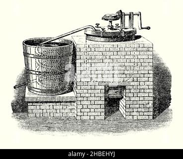 Chemistry equipment, early 19th century Stock Photo - Alamy