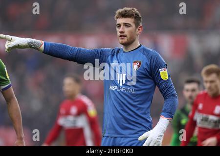 Middlesbrough goalkeeper Mark Travers during the Sky Bet Championship ...