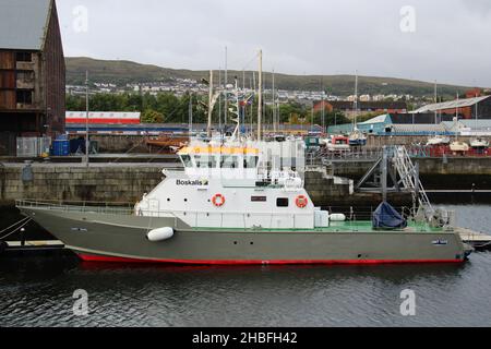 MV Smit Yare, an aircrew training/naval support vessel operated by ...