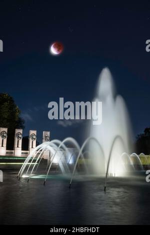 Lunar Eclipse over Washington DC Stock Photo - Alamy