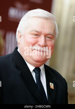 Lech Walesa at Mikhail Gorbachev's 80th Birthday Celebration held at ...