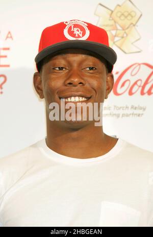 Coca Cola Future Flames ,Dizee Rascal at Westfield, London Stock Photo ...