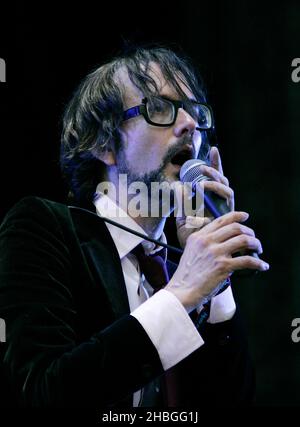 Jarvis Cocker of Pulp Wireless Festival held at Hyde Park - Day 3 ...