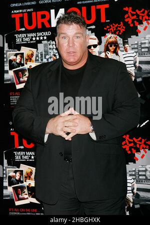 Joe Egan arrives at the Turnout UK Premiere at the Genesis Theatre in ...