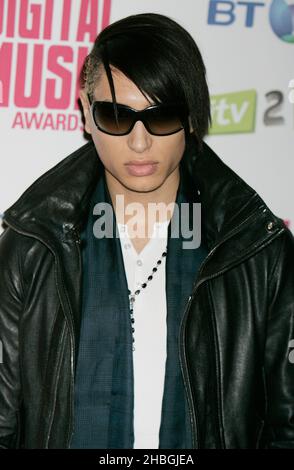 Nat Weller arrives at the BT Digital Awards,Roundhouse,London Stock ...