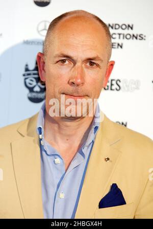 Dylan Jones editor of GQ arriving at London Collections: Men 2012 ...