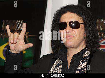 Gene Simmons attends the KISS by Monster Mini Golf grand opening in Las ...