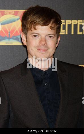 Richard Jones of The Feeling arriving at the Led Zeppelin Celebration ...