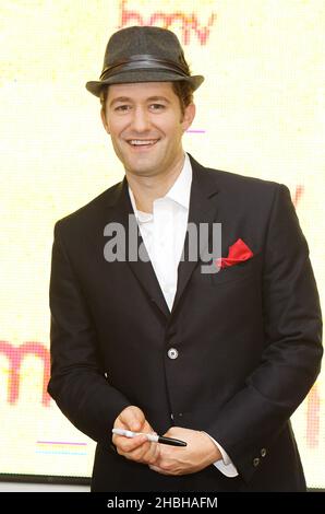 Matthew Morrison attending a signing session for his album 'Where It ...