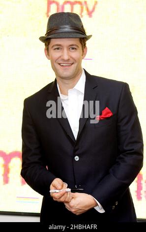 Matthew Morrison attending a signing session for his album 'Where It ...