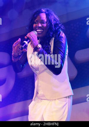 Kelle Bryan of Eternal performs at G-A-Y Heaven in London Stock Photo ...