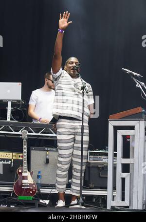 Labrinth performs on stage at Wireless Festival in Finsbury Park in ...