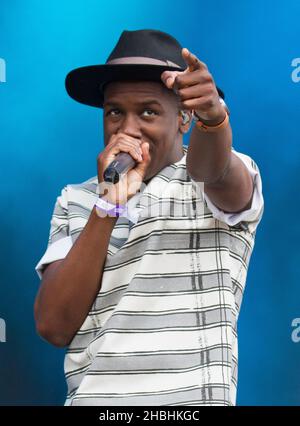 Labrinth performs on stage at Wireless Festival in Finsbury Park in ...