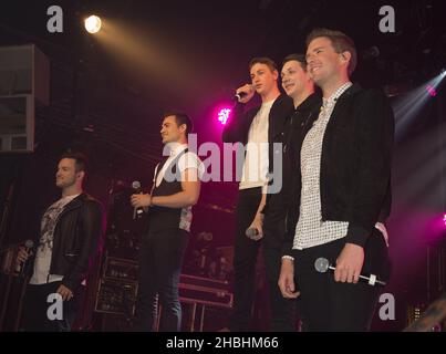 (L-R) Richard Hadfield, Michael Auger, Matt Pagan, Thomas Redgrave and ...