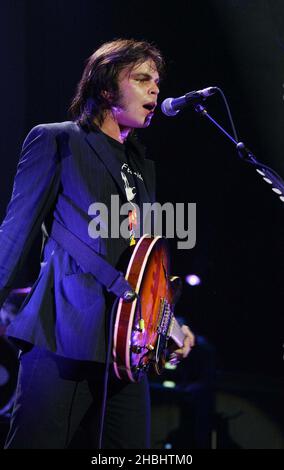 Supergrass performing live on stage at the Teenage Cancer Trust Concert ...