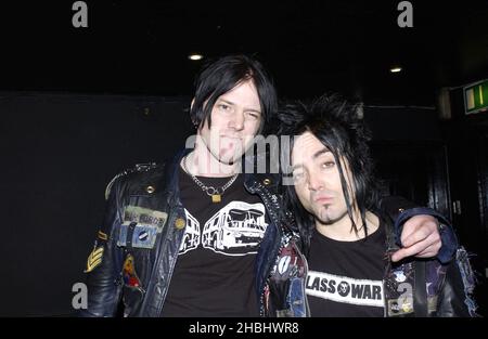 Casey Chaos from Amen photographed at the NME Carling awards at PoNaNa ...