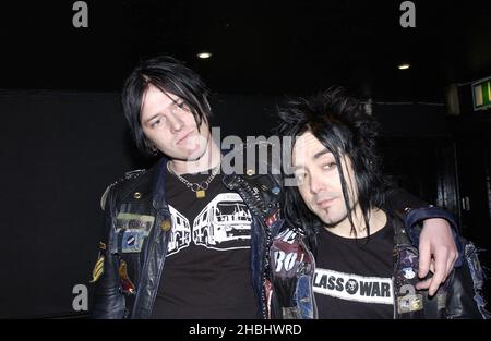 Casey Chaos from Amen photographed at the NME Carling awards at PoNaNa ...
