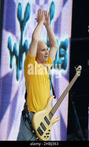 Wheatus perform live on stage at the Capital FM Prince's Trust Party in ...