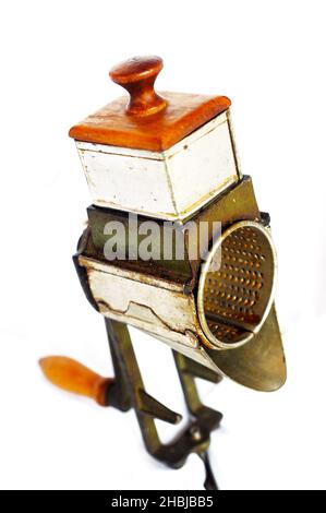 Walnuts and hand walnuts grinder Stock Photo - Alamy