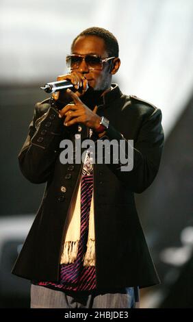 Mos Def hosts on stage at the Mobo Awards 2004 at The Royal Albert Hall ...