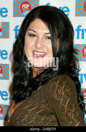 Nadia Almada poses at a photocall at "Pop City Live" music event ...