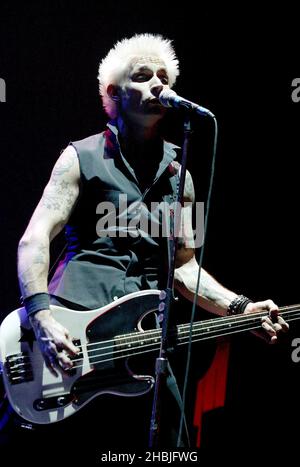 Californian band Green Day play London gig of their first UK tour in ...