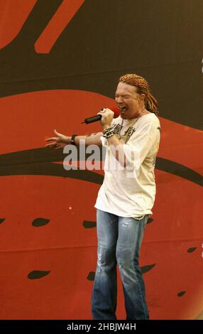 GUNS & ROSES performing at the Download Festival 2026 Donington Park ...