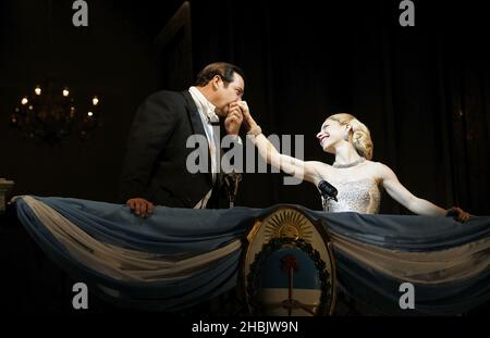 Elena Roger and Philip Quast performing Stock Photo - Alamy