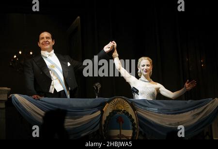 Elena Roger and Philip Quast performing Stock Photo - Alamy