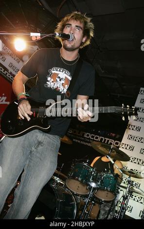 Charlie Simpson of Fightstar attending the Kerrang Day of Rock at ...