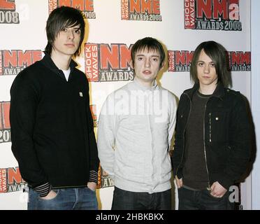 Shockwaves NME Awards 2008 - London. The Twang arrive for the ...
