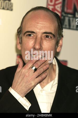 Mick Jones arrives at NME Awards at the El Rey Theatre in Los Angeles ...