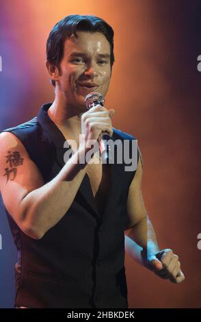 Boyzone Concert. Stephen Gately of Boyzone performs live in concert at ...