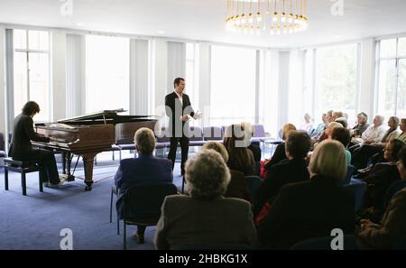Andrew Baines, dentist turned Opera Singer performs for the ladies of ...