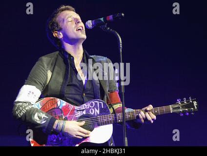 Coldplay performing live in concert at the Royal Albert Hall Featuring ...