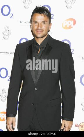 Peter Andre at the Nordoff Robbins O2 Silver Clef Awards at the ...