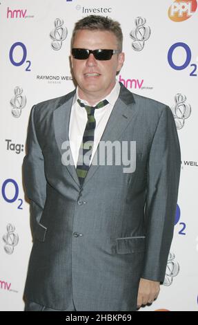 Suggs of Madness arrives at the Nordoff Robbins O2 Silver Clef Awards ...