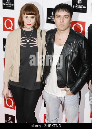 Kate Nash and boyfriend Ryan Jarman of The Cribs arrive at the MOJO ...