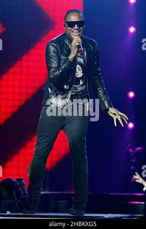 Taio Cruz performing during Capital FM's Jingle Bell Ball at the O2 ...