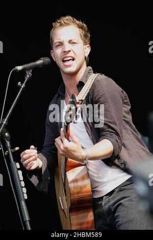 James Morrison performing on stage during Capital 95.8 Summertime Ball ...