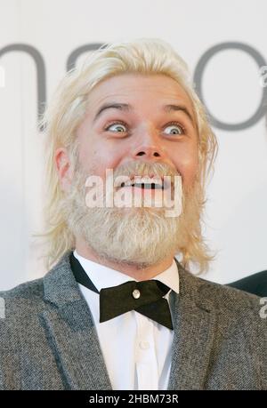 Simon Neil of Biffy Clyro arrives at the Barclaycard Mercury Prize ...