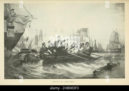 The Battle of Lake Erie, fought on September 10, 1813, during the War ...