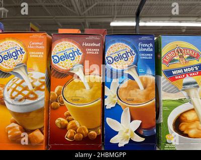 Columbia County, Ga USA - 12 01 21: Coffee on a retail store shelf ...