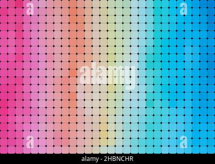 Rounded square, rainbow gradient colored squircle, colored app symbol ...