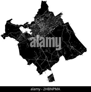 Vector city road map of Murcia, Spain Stock Vector Image & Art - Alamy