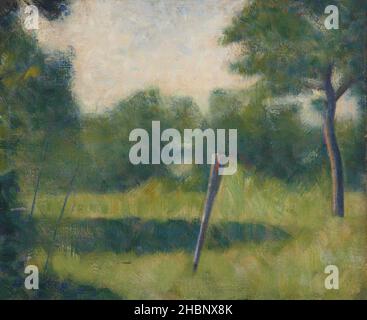 Pointillism painting, Georges Seurat, high resolution detail crop from ...