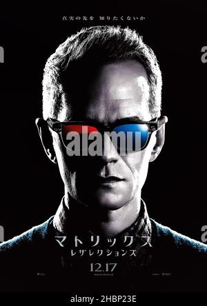 THE MATRIX RESURRECTIONS, (aka THE MATRIX 4), Japanese character poster ...