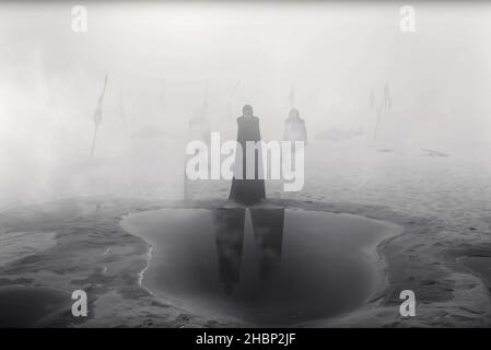 THE TRAGEDY OF MACBETH, 2021. © A24 / Courtesy Everett Collection Stock ...