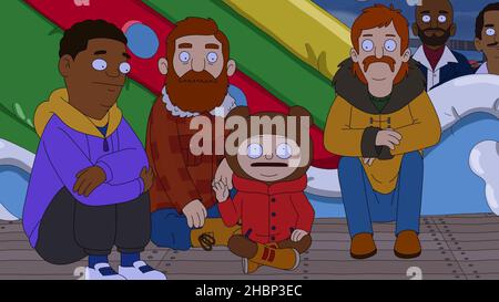 THE GREAT NORTH, from left: Beef Tobin (voice: Nick Offerman), Brian ...